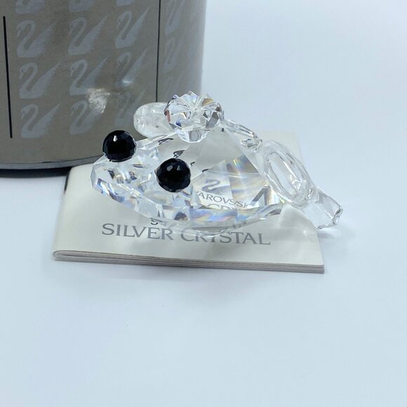 Art | Swarovski Crystal Prince Frog Black Eyes 10010 Mint Boxed Retired ...
